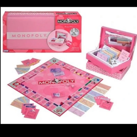 Hasbro | Games | Monopoly Boutique Edition The Pink Monopoly Board Game ...